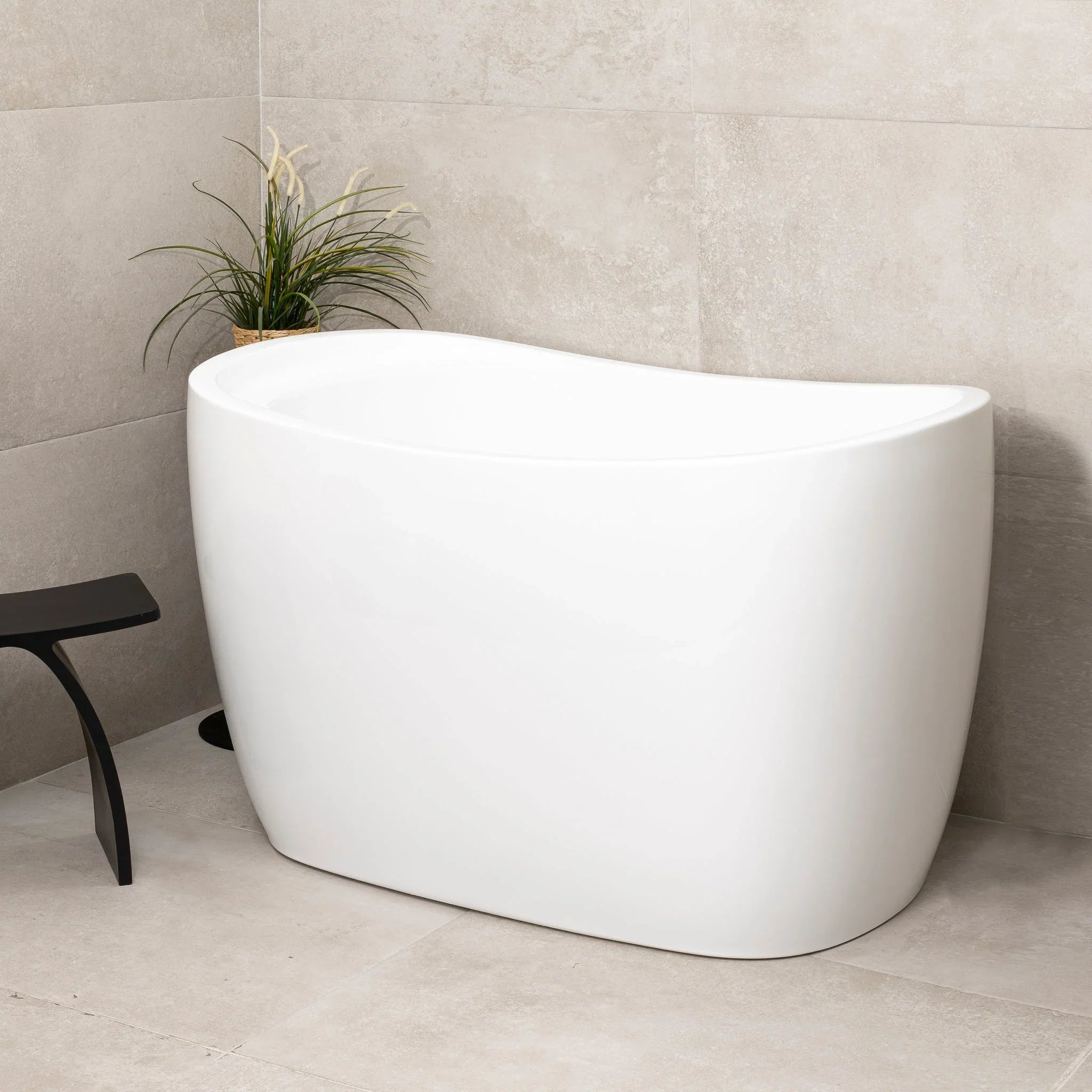 Ofuro Extra Height Japanese Soaking Bathtubs with Seat – Enflair US
